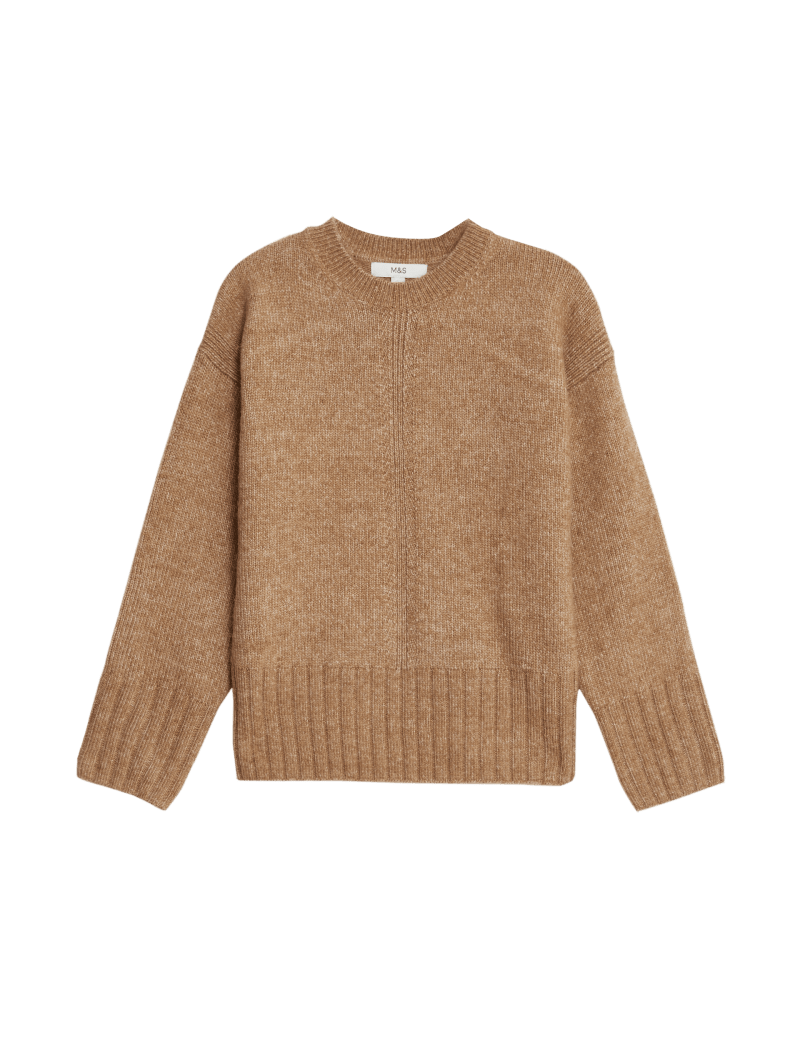Textured Crew Neck Relaxed Jumper – Retail International Group