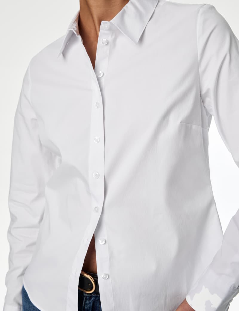 Cotton Rich Fitted Collared Shirt – Retail International Group
