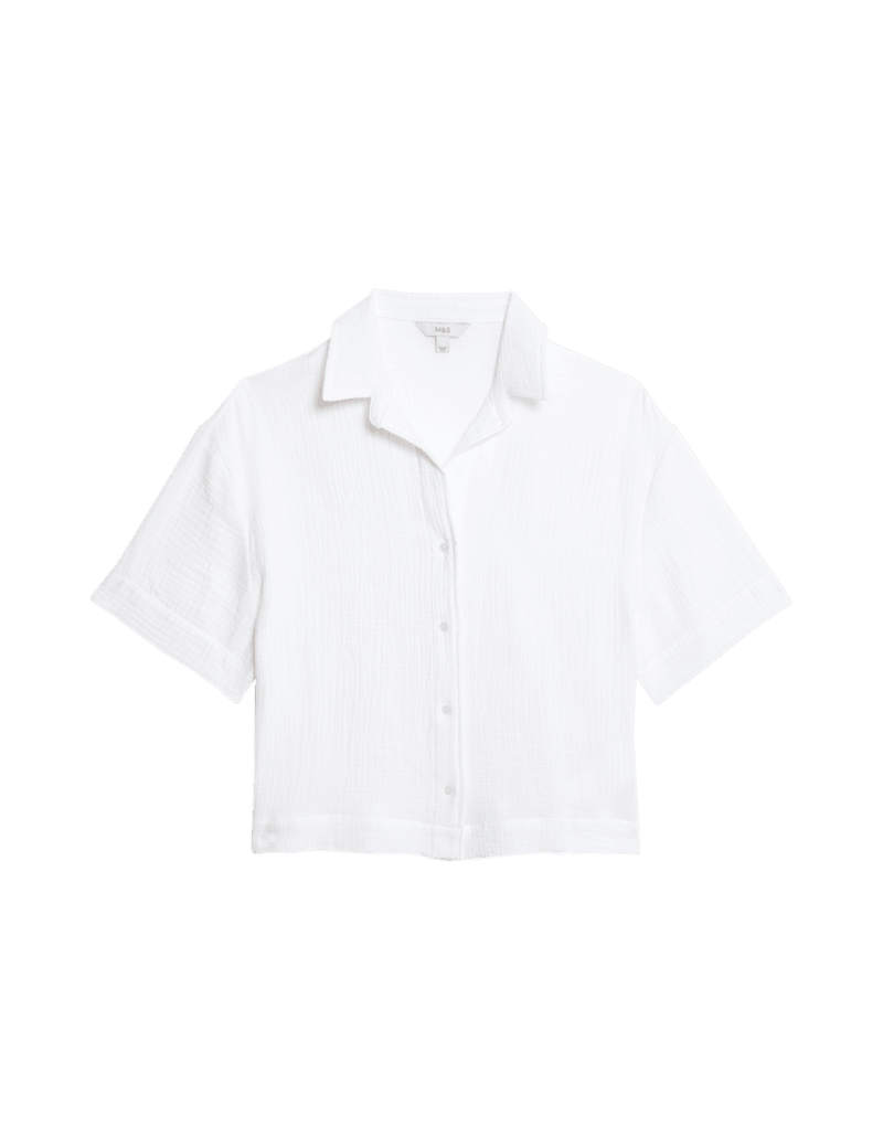Pure Cotton Textured Collared Beach Shirt – Retail International Group